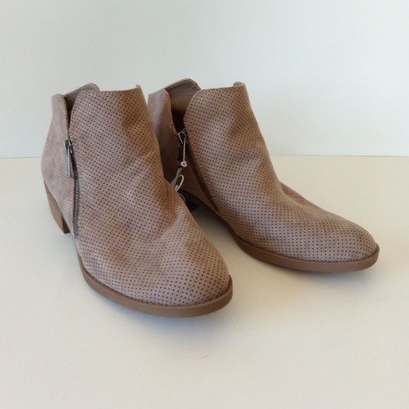 Universal Thread | Shoes | Womens Dylan Microsuede Perforation Ankle ...